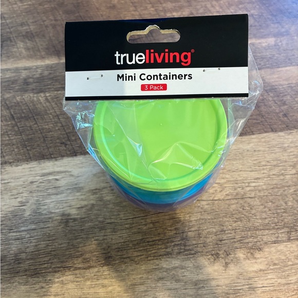 Kitchen | True Living Tupperware Mini Containers 3 Pack | Poshmark